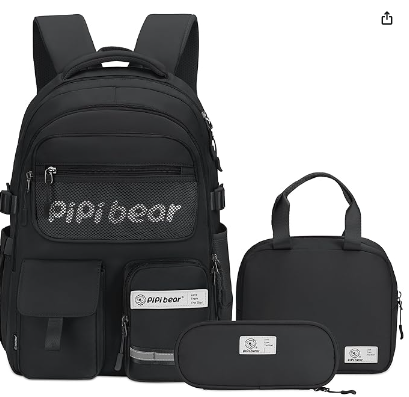 pipi bear Mochila con lonchera, para laptop de 15.6 pulgadas ¡Cupon! - OFERTU